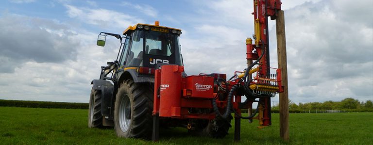 Vector Post Driver - A wide range of fence post machines